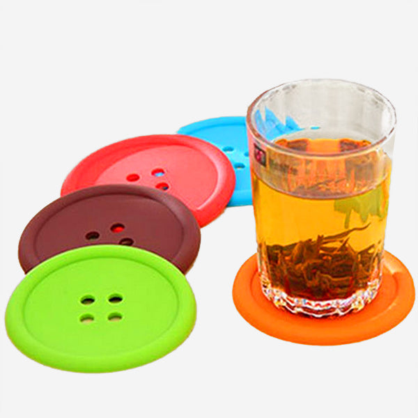 Button Coaster Set – GreatBigStuff.com