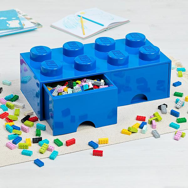 Blue Lego Storage Brick – GreatBigStuff.com
